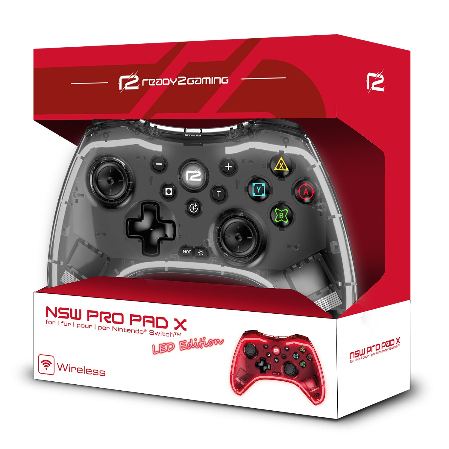 R2G Nintendo Switch Pro Pad X LED – ready2.world