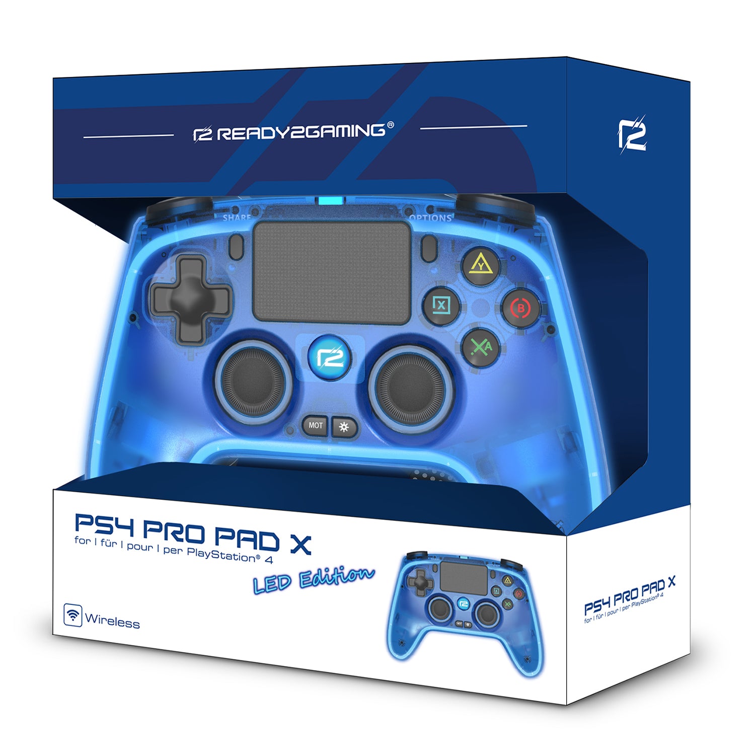 R2G PS4 Pro Pad X LED – ready2.world